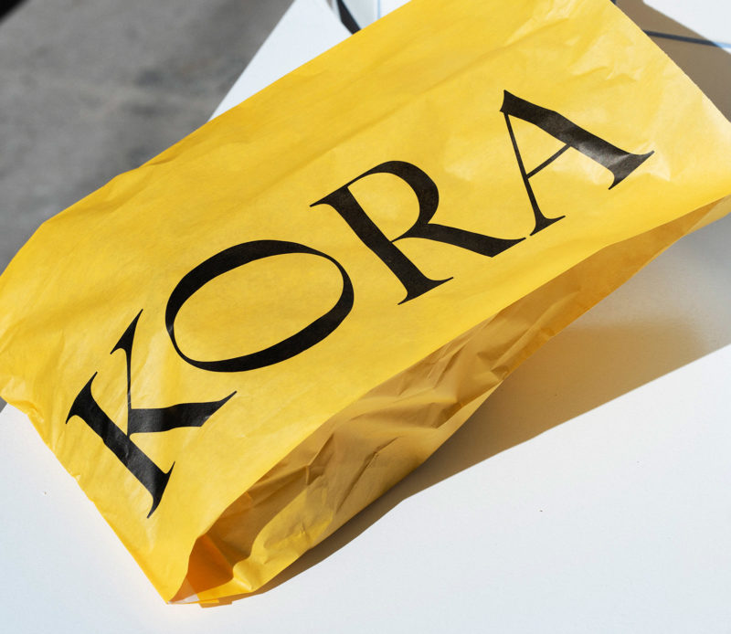 KORA Athens bakery branding by OGUST - The Greek Foundation