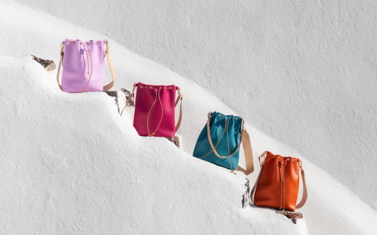 WE WEAR YOUNG leather bags inspired in Santorini, Greece - The Greek ...