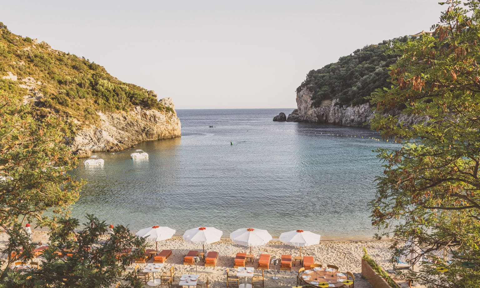 Isola Studio revives beach club in Corfu fusing vintage vibes with ...