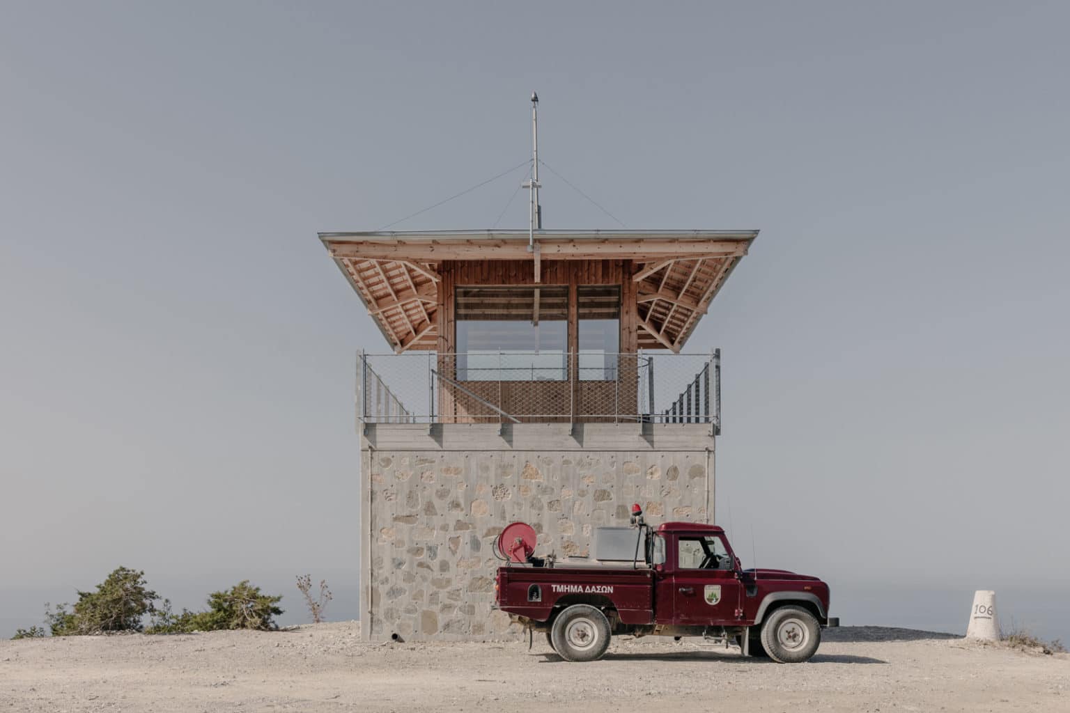 Melanos Watchtower by Anastasiou Misseri blends architecture with ...