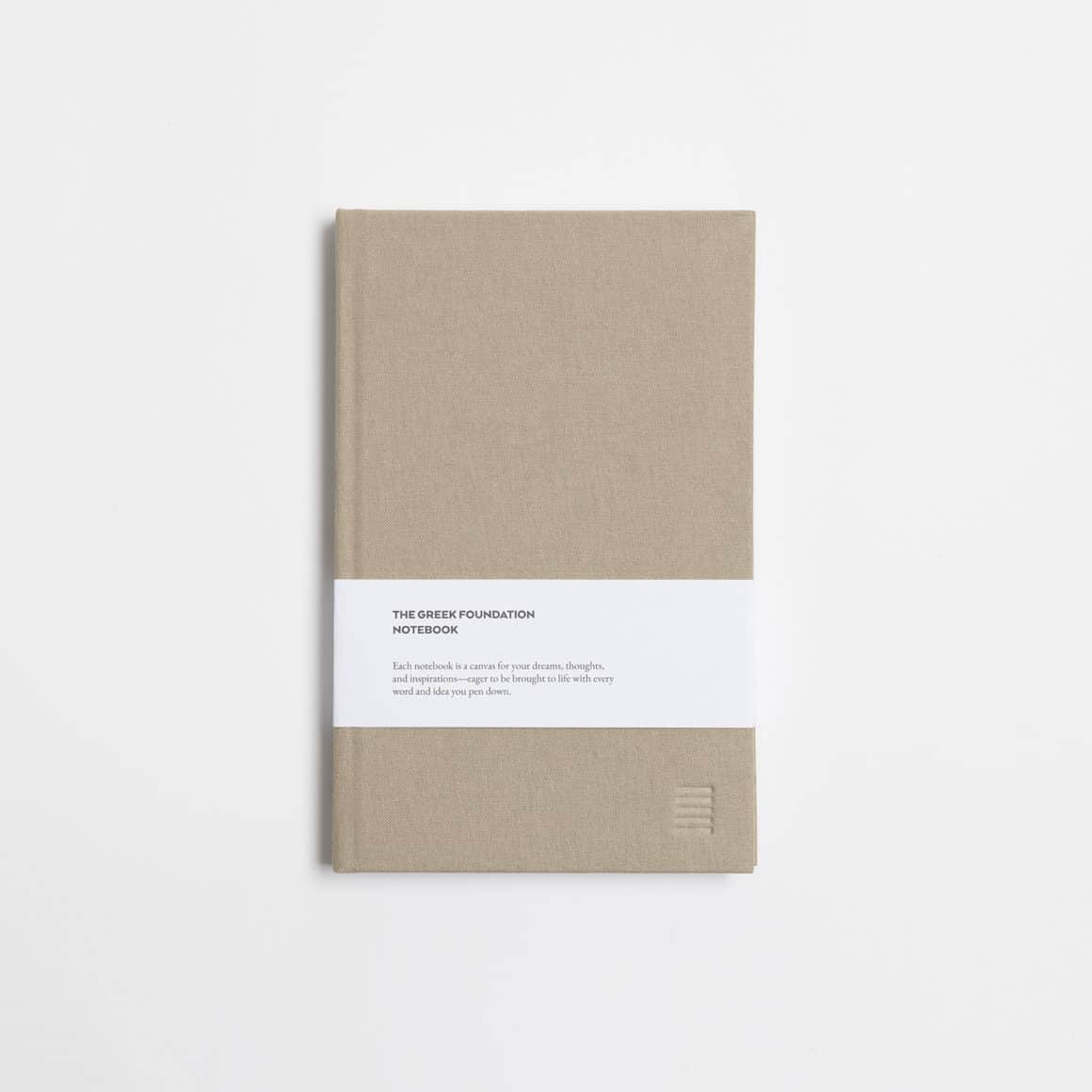 The Greek Foundation Notebook (Beige) - The Greek Foundation