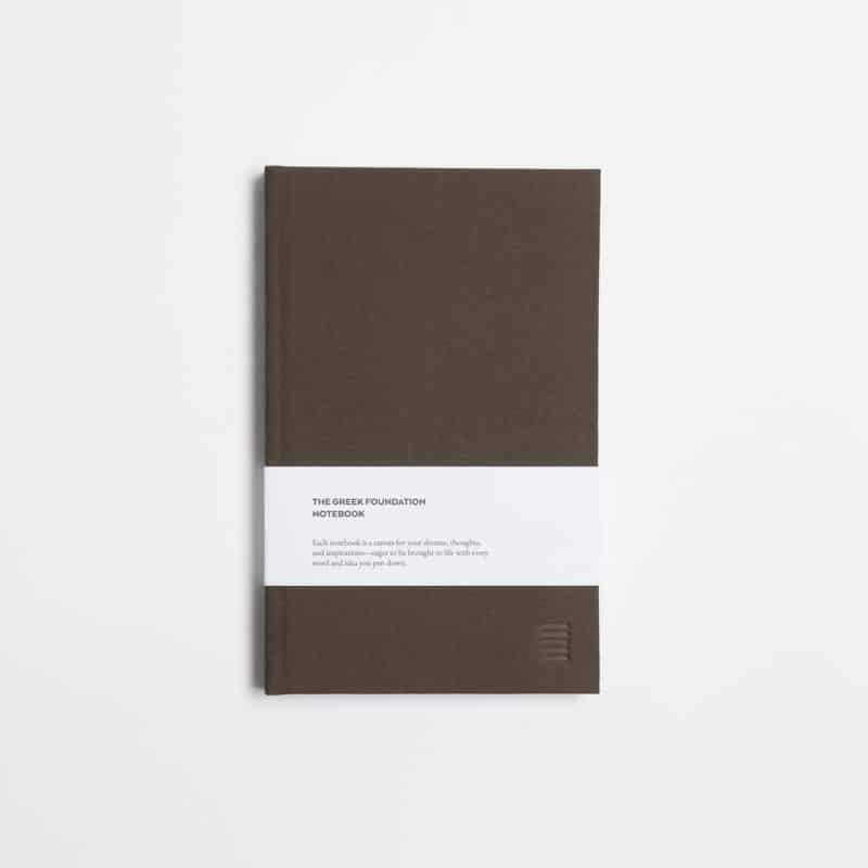 The Greek Foundation Notebook (Brown) - The Greek Foundation